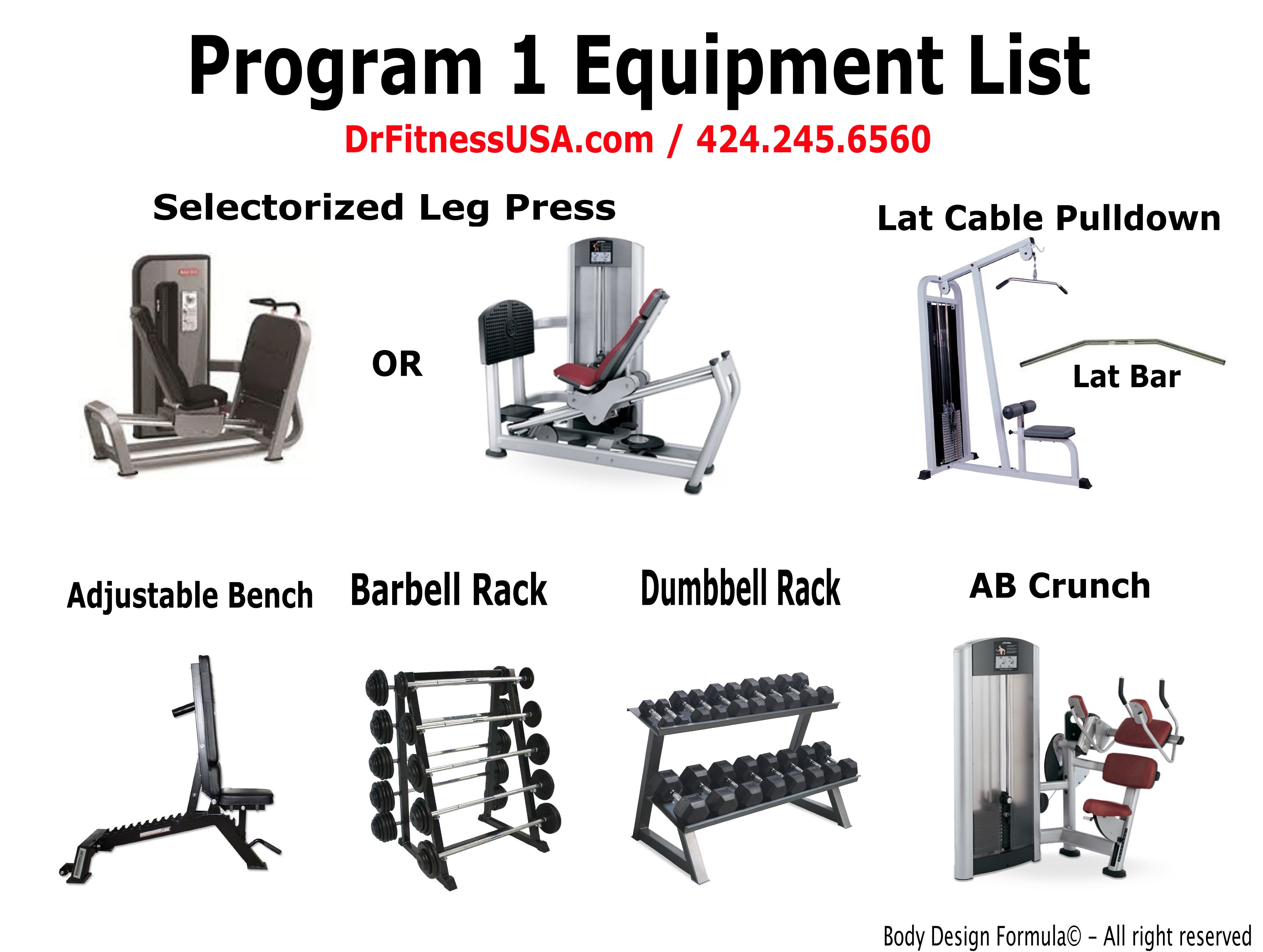 La Fitness Equipment List at Georgia Challis blog